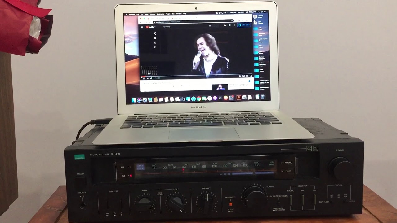 Sansui R - 410 - YouTube