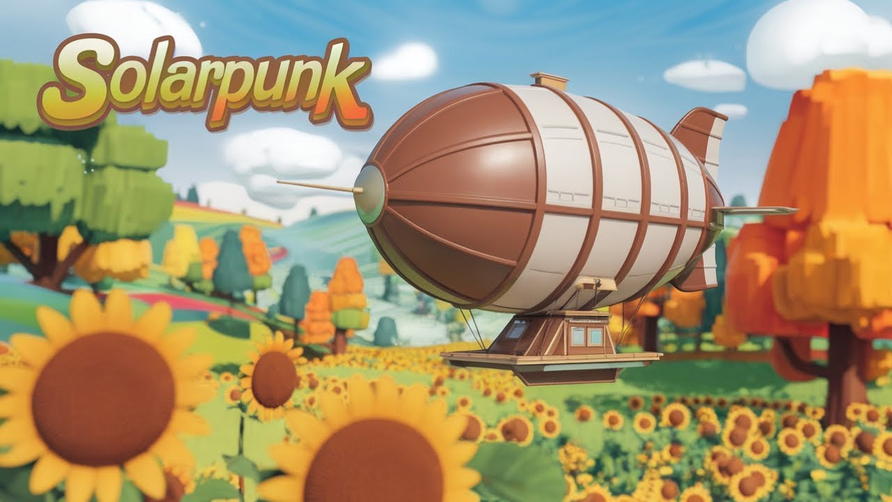 Solarpunk: Build, Survive & Automate in a Floating Island World - YouTube