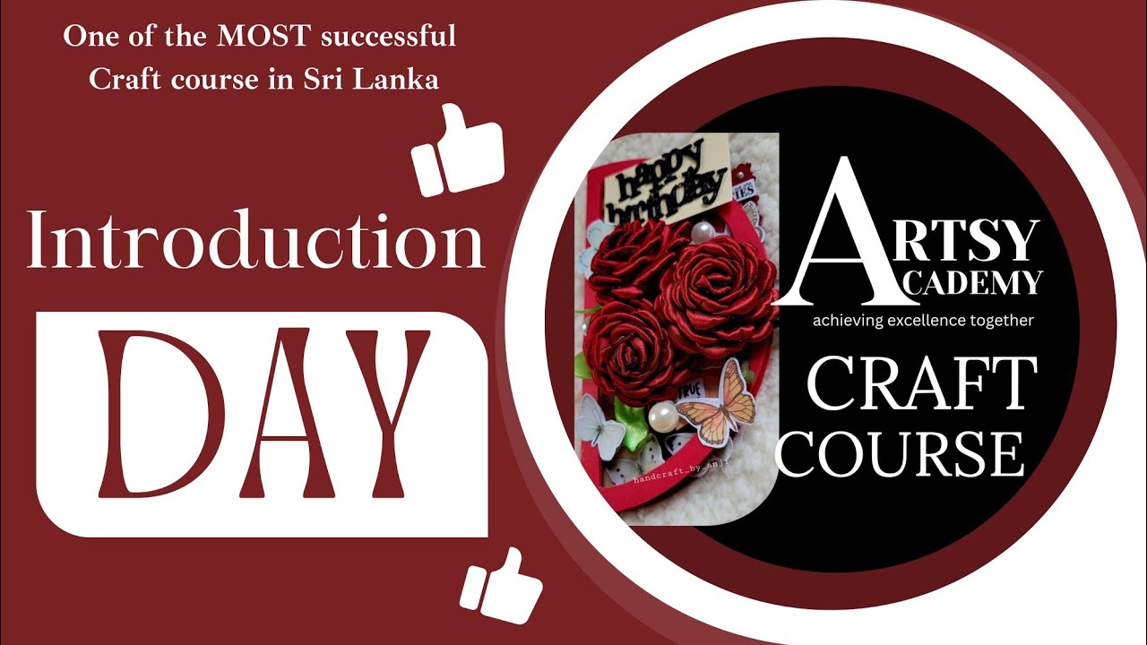 Artsy Academy Craft Course B31 introduction session - YouTube