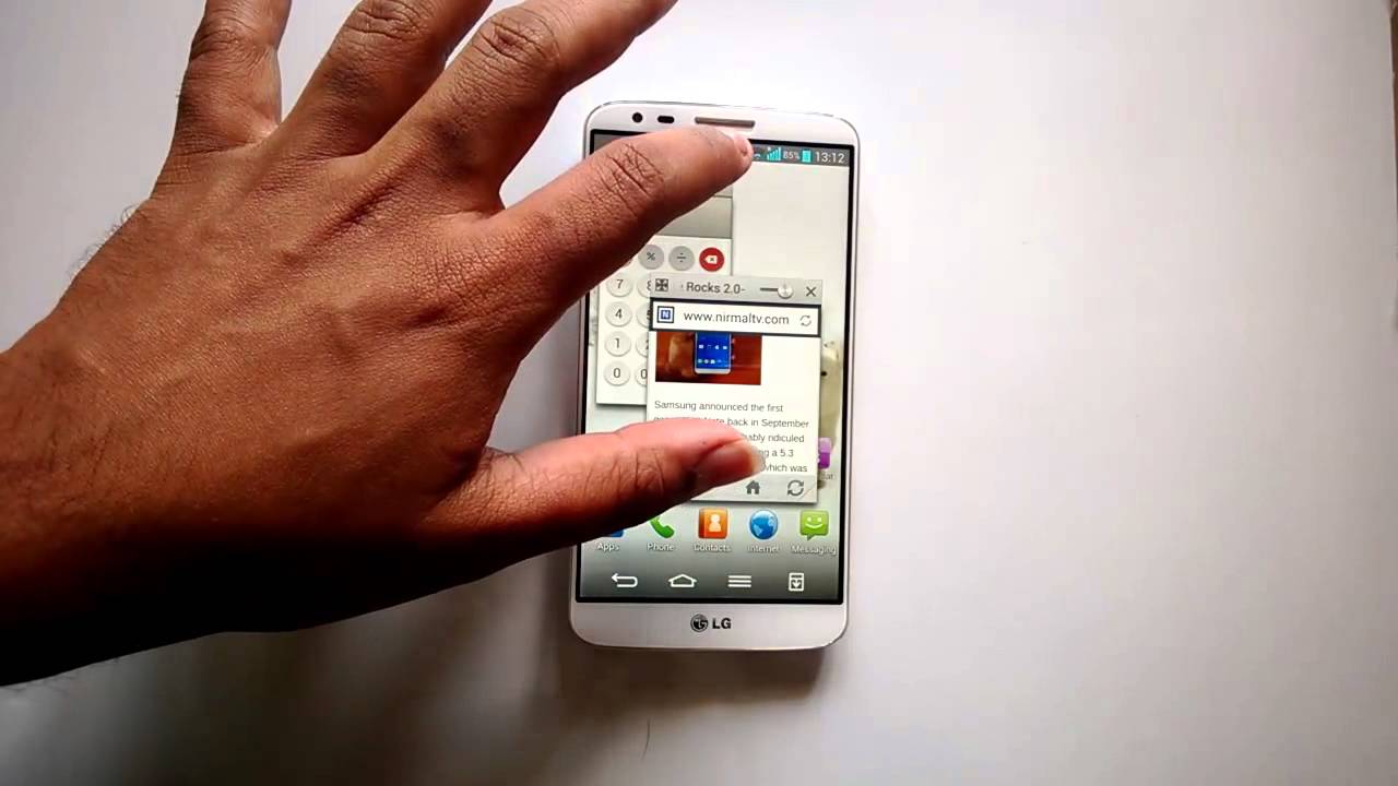 QSlide Demo on LG G2- App Multitasking - YouTube