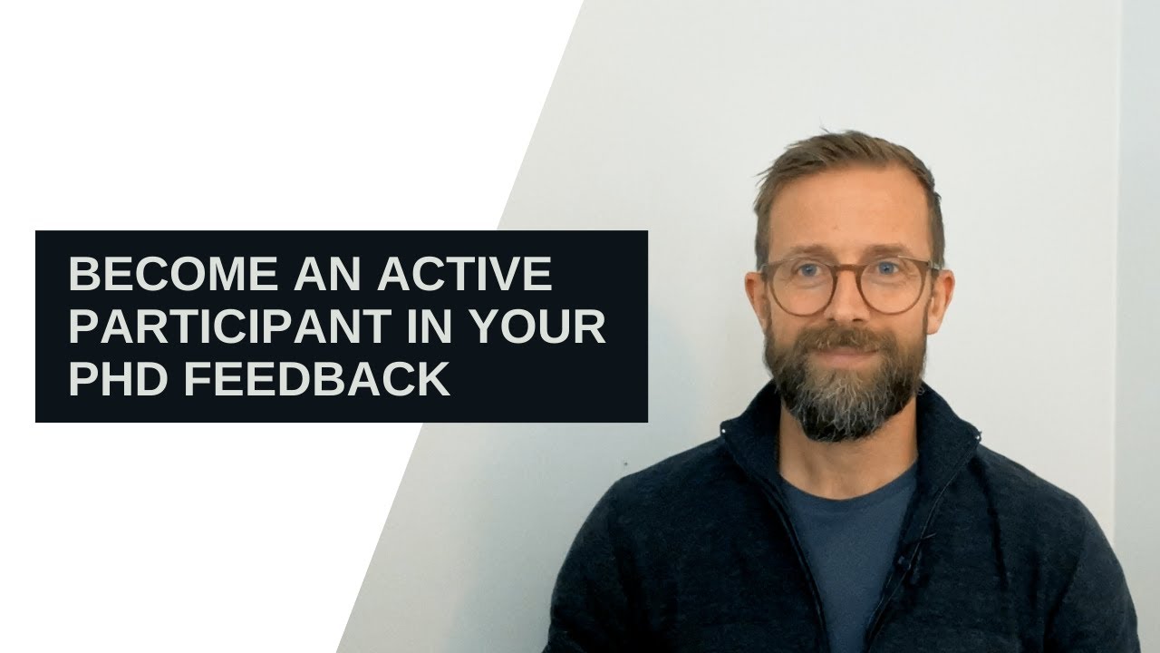 How to cope with harsh feedback from your PhD supervisor - YouTube