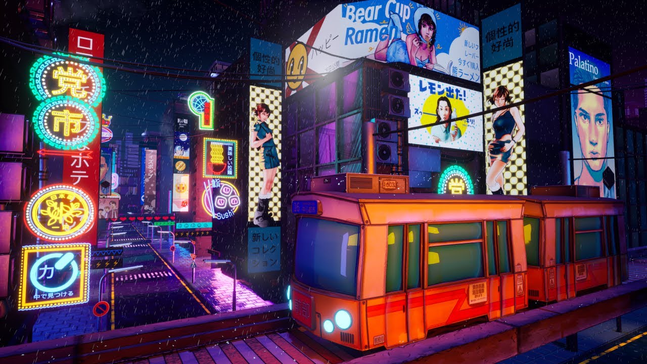 Neo Tokyo UE5 Environment - YouTube