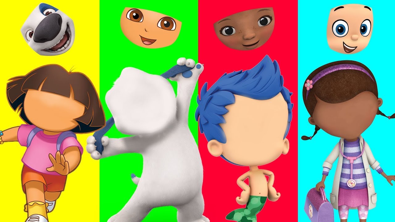 Wrong face Funny Disney The Dora, Talking hank, Bubble Guppies Finger ...