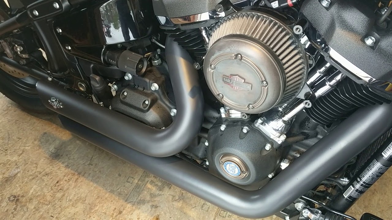 2018 Fat Bob FXFBS Vance & Hines Short Shots - YouTube