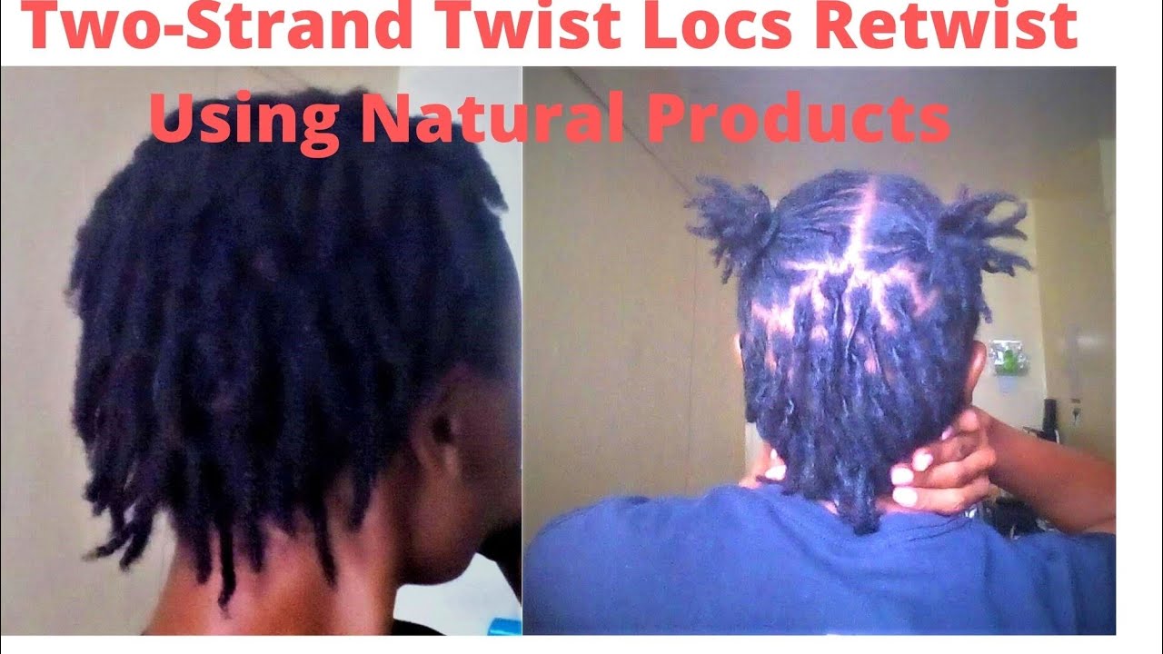 Two Strand Twist Locs Retwist With Honey -Lemon/ Baby Locs/ Wambui ...