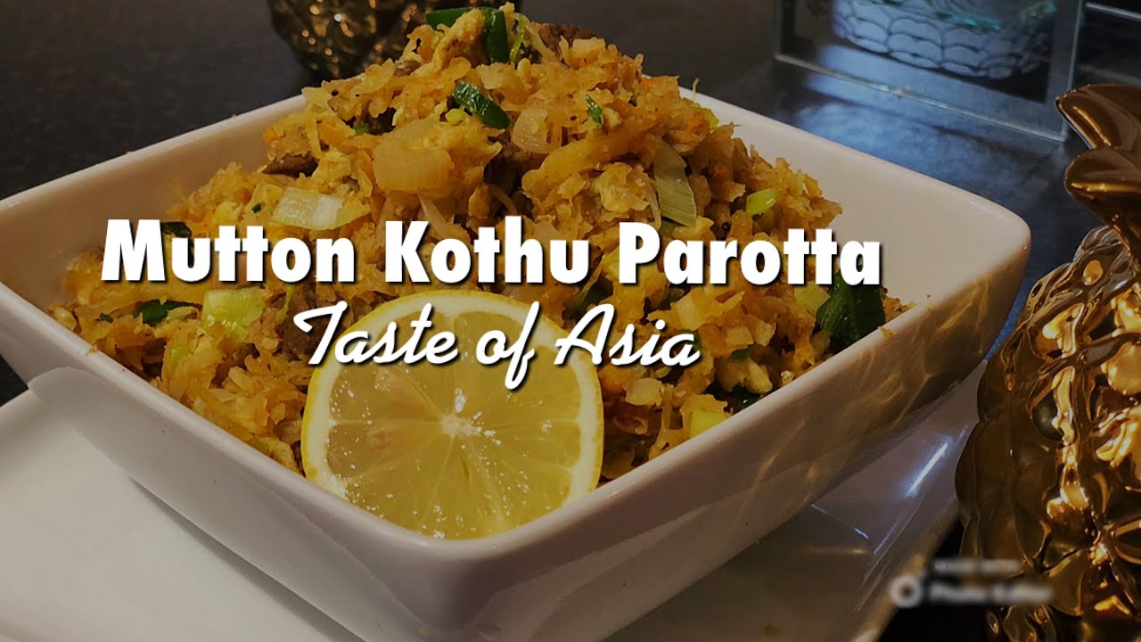 Mutton Kothu parotta / mutton Kothu rotti - YouTube