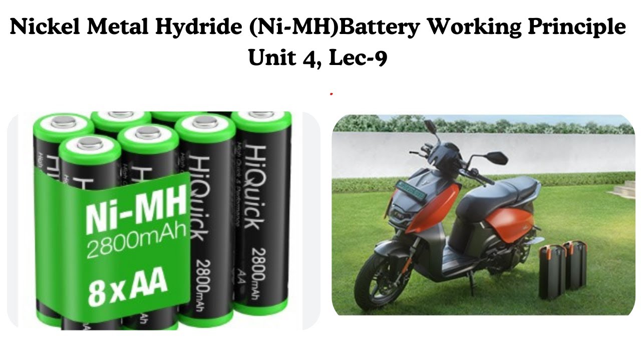 Nickel Metal Hydride (Ni-MH)Battery Working Principle - YouTube