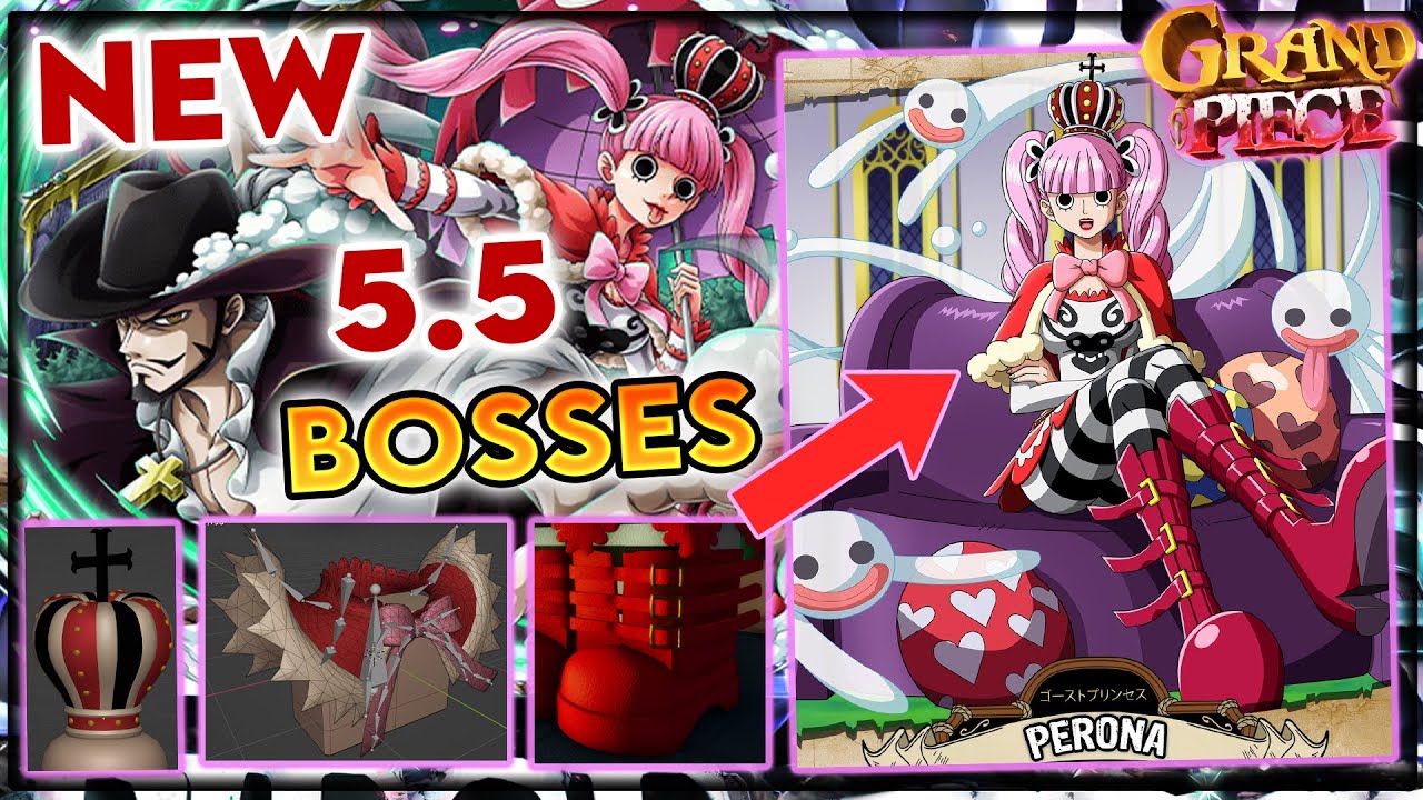[GPO] NEW Dungeon BOSS LEAKS Update 5.5 Perona + Mihawk? Lets Talk ...