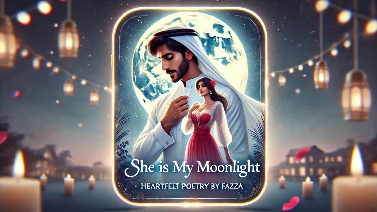"She is My Moonlight – Heartfelt Poetry by Fazza"||best poems by sheikh ...