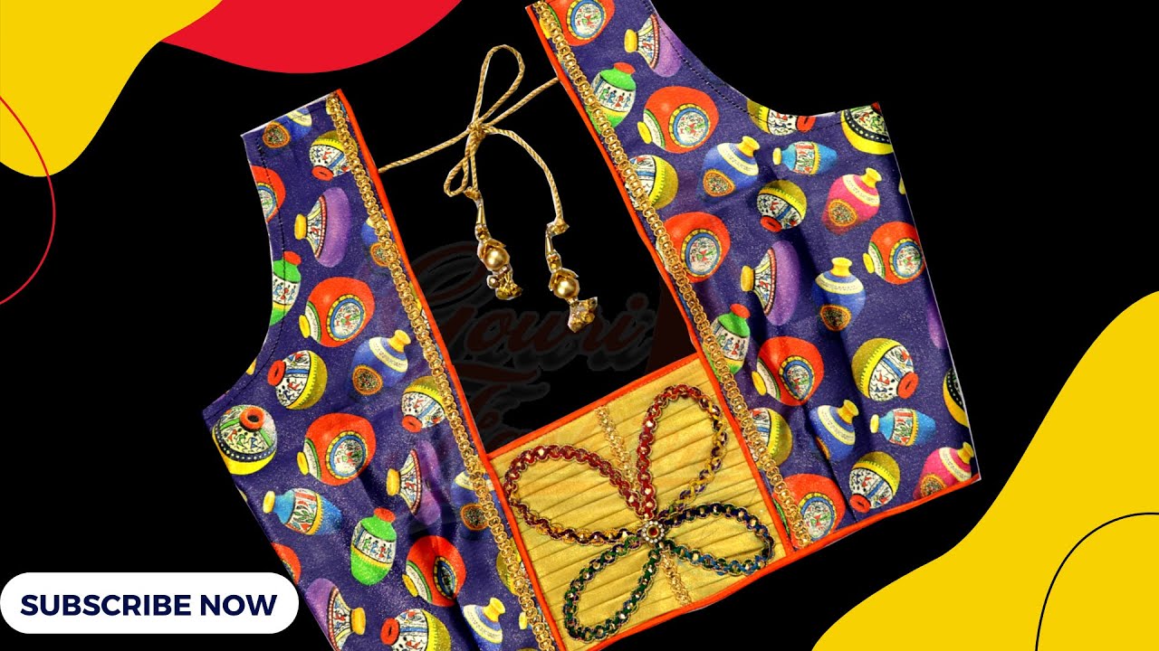 Simple Butterfly Design with Lace Work Blouse Back Neck Design ...