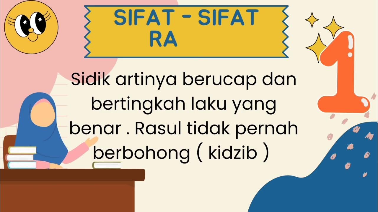 Video pembelajaran sifat -sifat Rasul| PAI |Kelas IV| Kumer|Siti Chaiyun. - YouTube