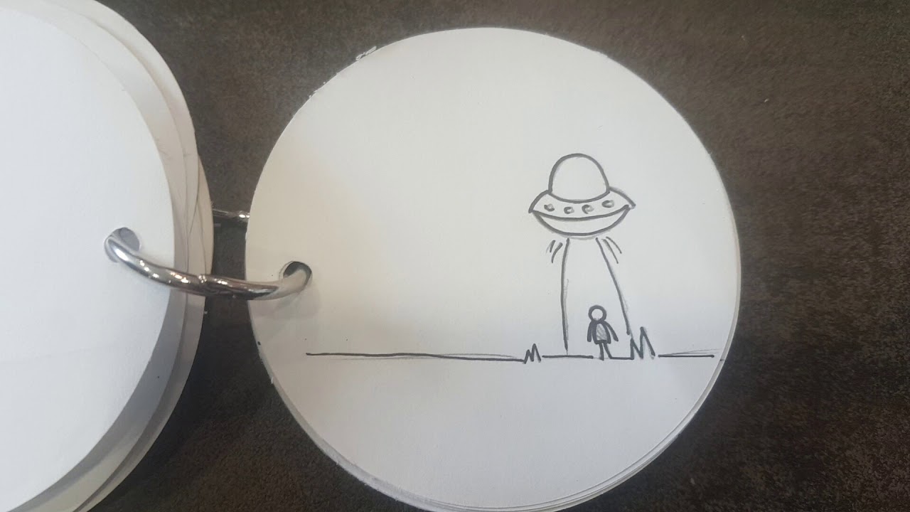 Alien Abduction Flip book - YouTube