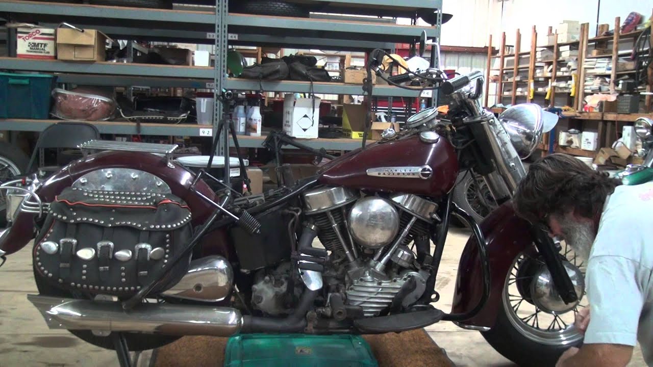 Hunting Harley's, tanks come off 49 Panhead part 4 - YouTube