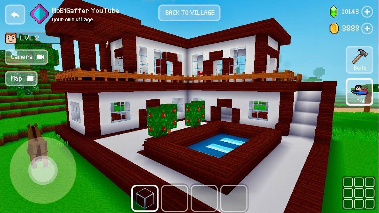 Block Craft 3D: Crafting Game #4187 | Beautiful Home 🏠 - YouTube