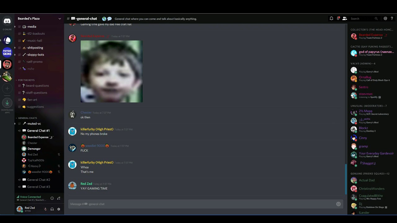 Summoning gaming time in Bearded Expense's Discord Server - YouTube
