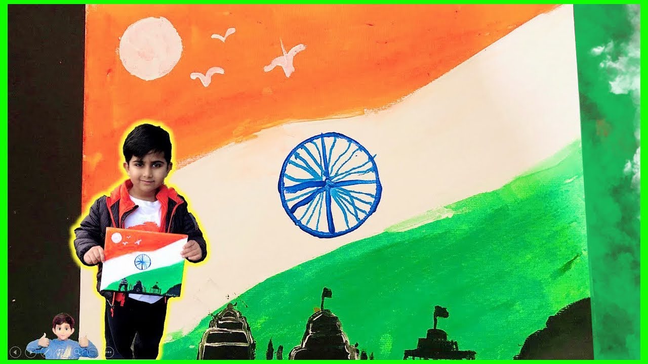 🇮🇳Incredible India poster Drawing | Easy Republic Day Drawing ...