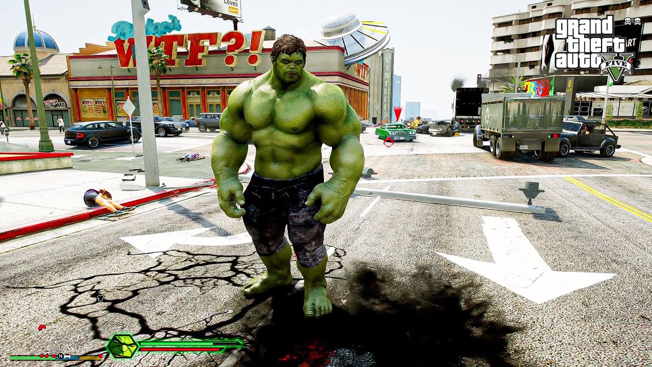 The Hulk | Bruce Banner - GTA 5 - YouTube