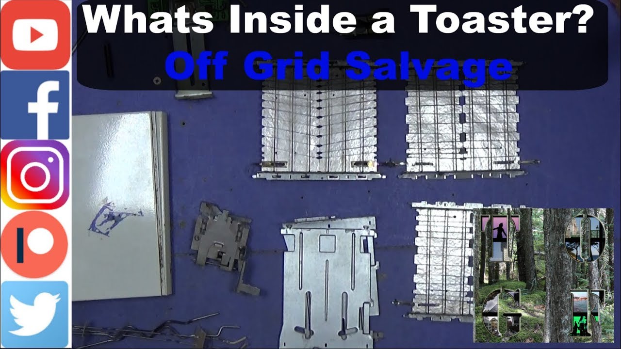 Whats Inside a Toaster? Off Grid Salvage, There is a lot more than you ...
