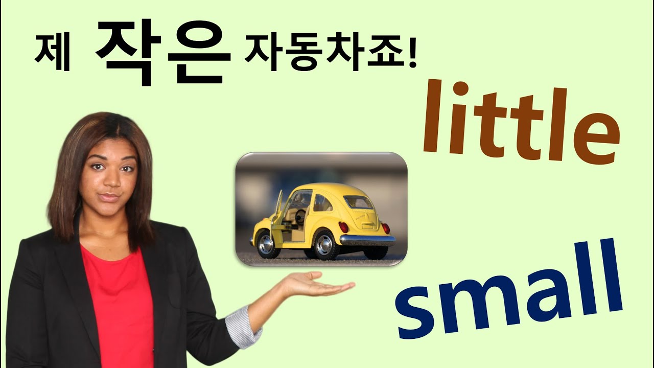 Q5 English 어휘 Lesson 892 (작은, 어린 – small vs little) - YouTube