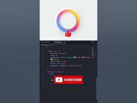 Neumorphism Loading CSS 🧿 #shorts #css #coding #programming - YouTube