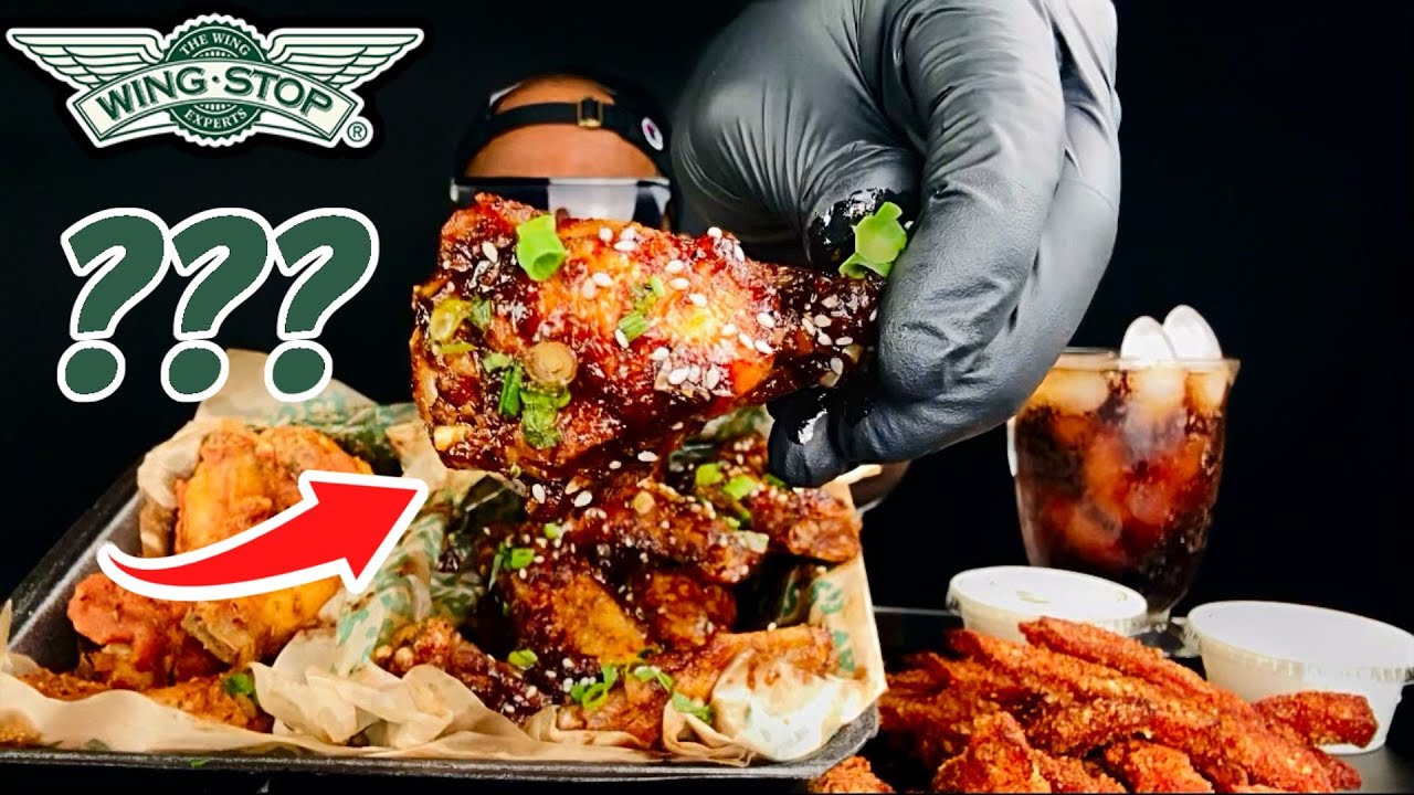 Wingstop® ASMR MUKBANG Mystery Flavor 👀🤯 - YouTube