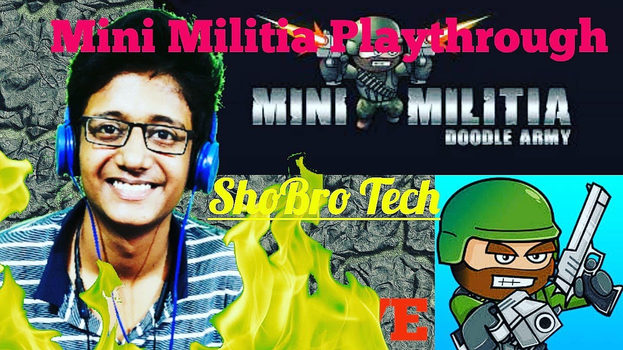 Mini Militia Gameplay.live play.Double win.Winner of the match.watch ...