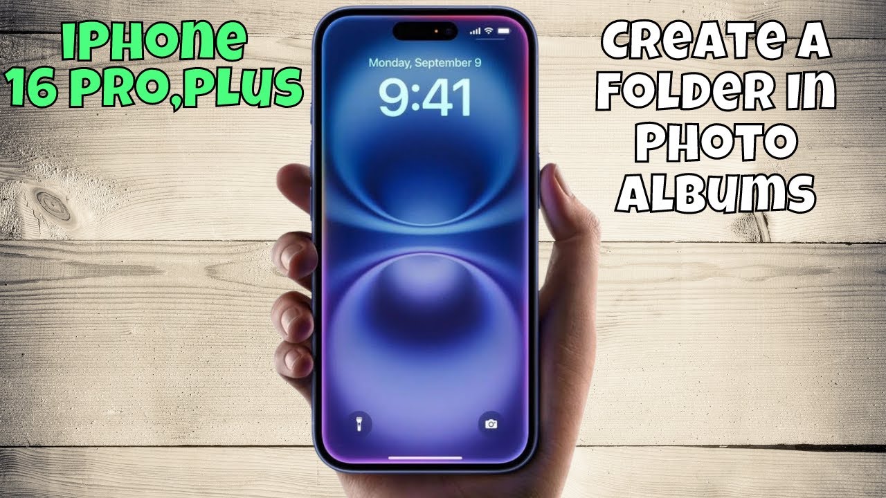 How to Create A Folder In Photo Albums iPhone 16 Pro, Plus - YouTube