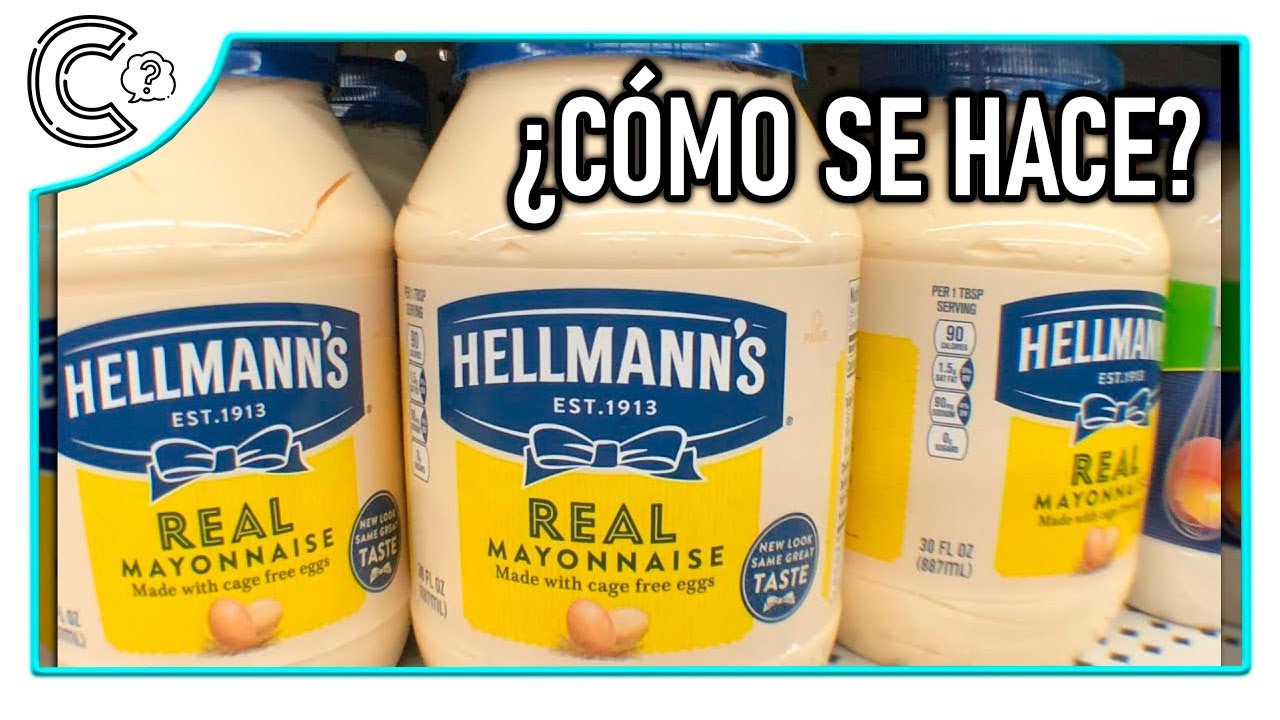 ¿CÓMO se HACE la MAYONESA? | Producción de la MAYONESA HELLMANS - YouTube