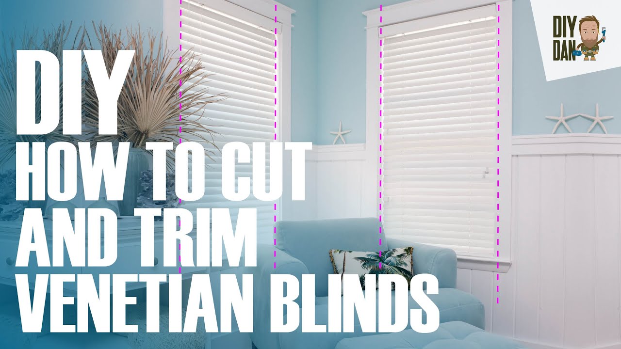 HOW TO CUT AND TRIM VENETIAN WINDOW BLINDS IF OVERSIZED, SAVE MONEY ON ...