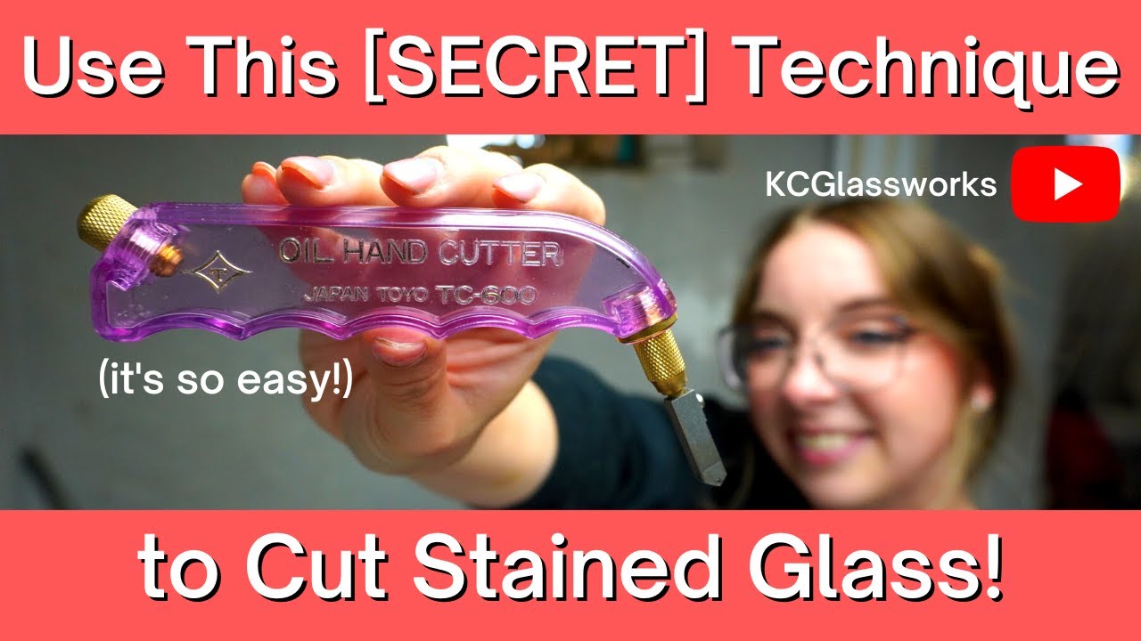 Use This [SECRET] Technique to Cut Stained Glass! - YouTube