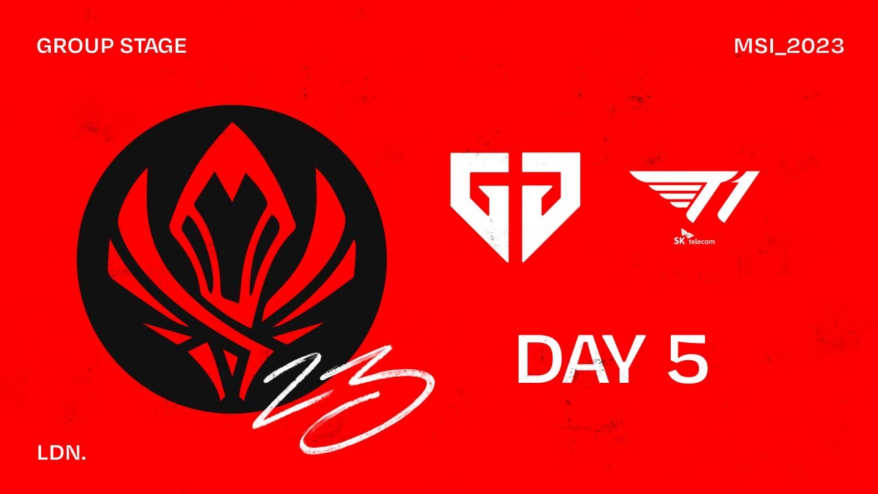 MSI 2023 - T1 vs GEN | G2 vs MAD Lions - Bo5 - DAN 5 - YouTube