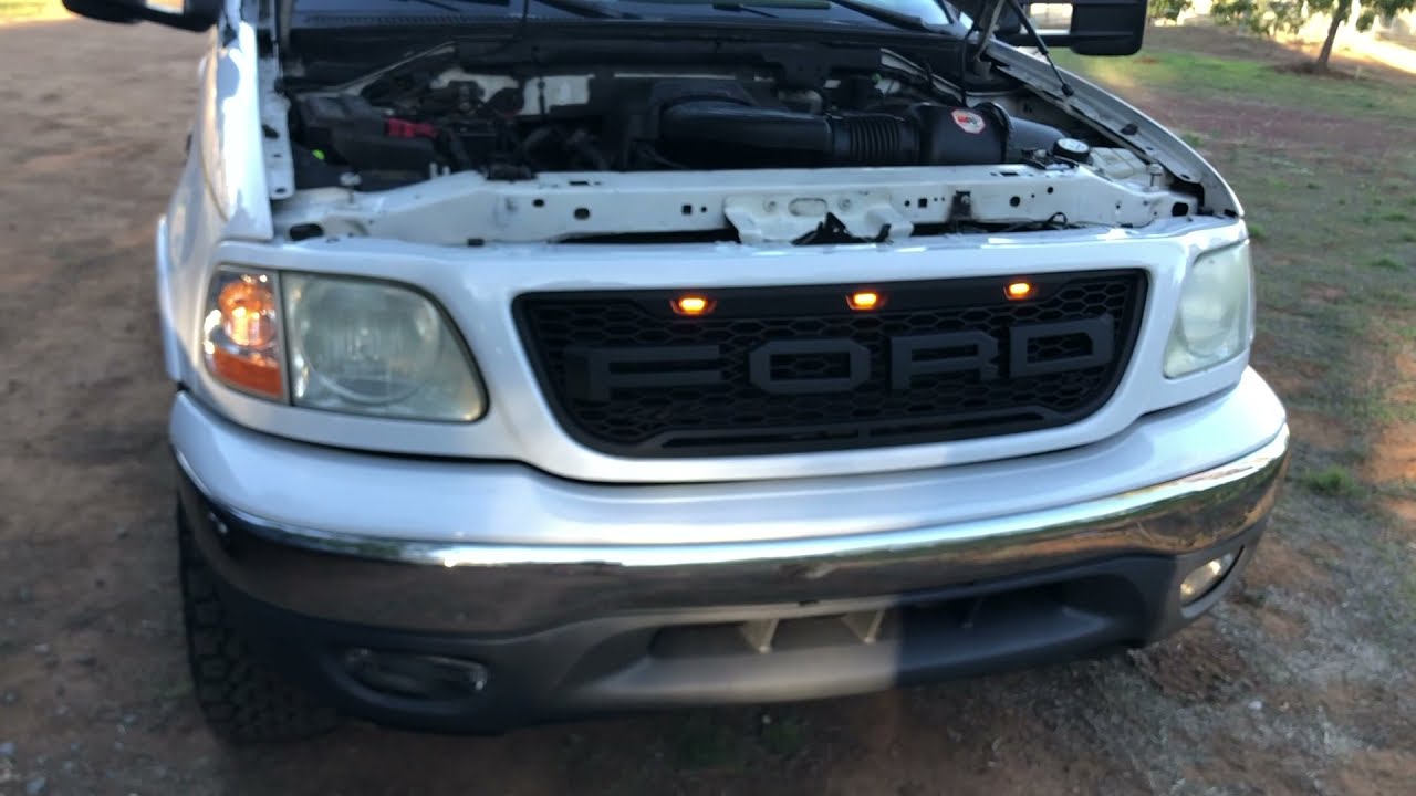 Raptor Grill Install | 10th Gen F-150!!! - YouTube