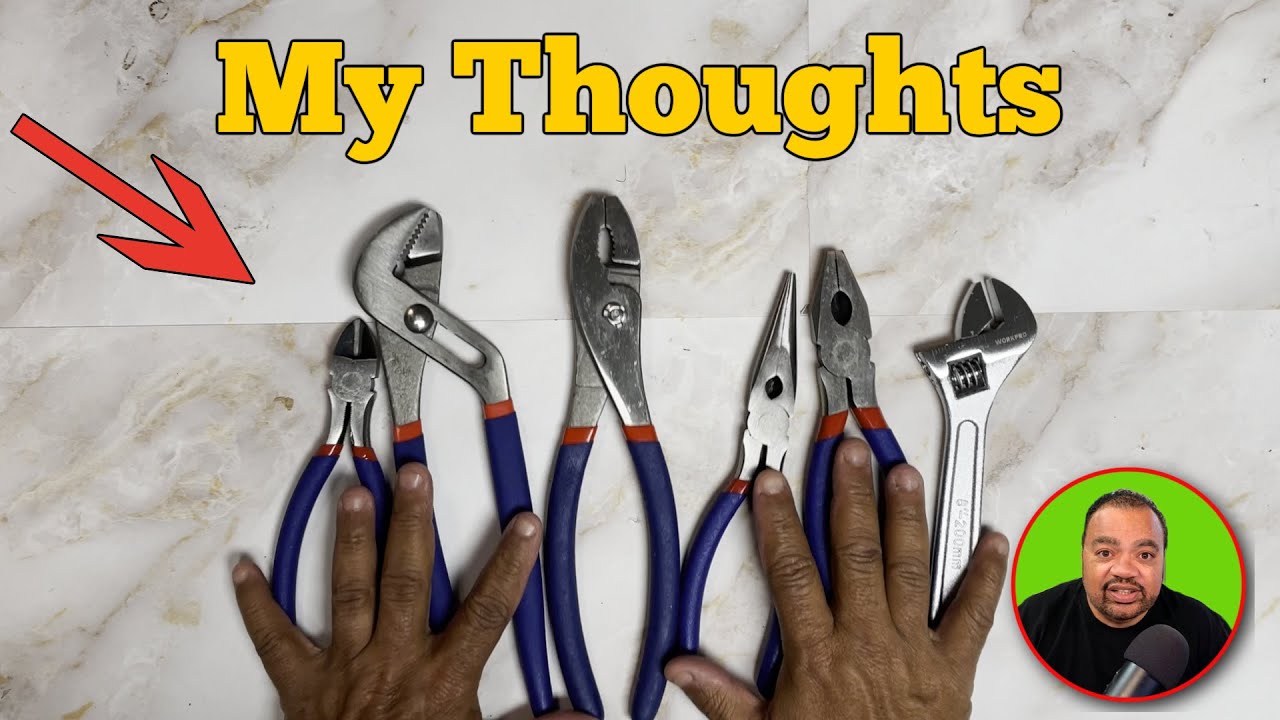 Work Pro Large Pliers & Wrench Set - YouTube