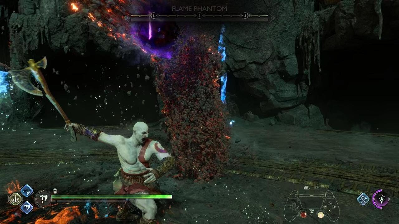 God of War Ragnarök_classic Kratos phantom challenge full stats - YouTube