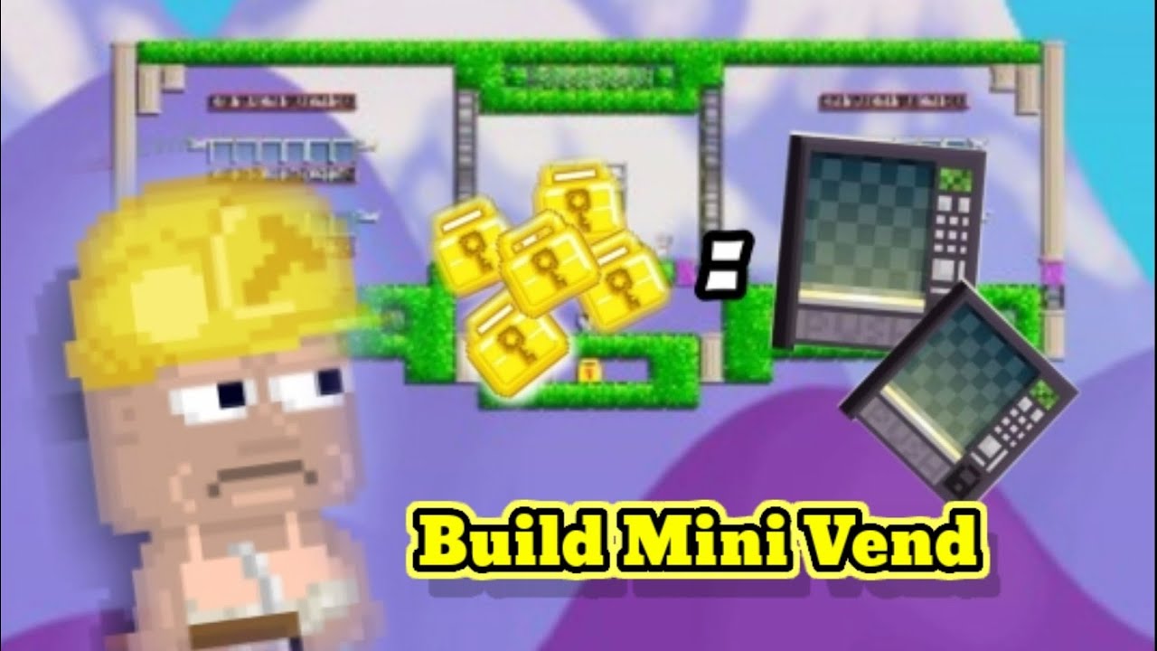Build MINI VEND world | Growtopia Indonesia - YouTube