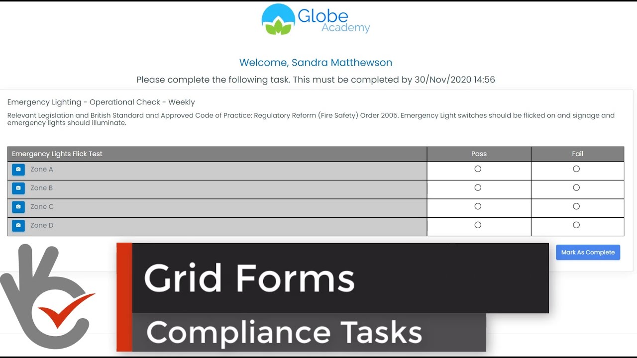 Compliance Tasks - Creating Grid Forms - Compliance Pod - YouTube
