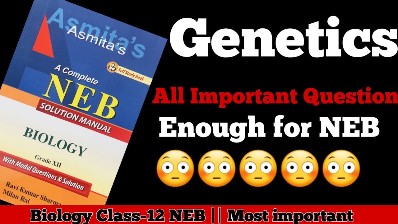 Most Important Question of Genetics |Class-12 NEB Important Question ...