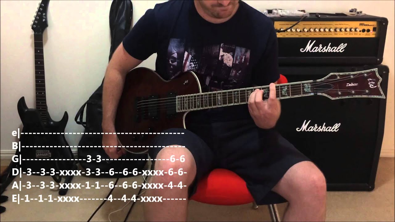 Nirvana - Smells Like Teen Spirit -- Quick Riff Guitar Lesson - YouTube