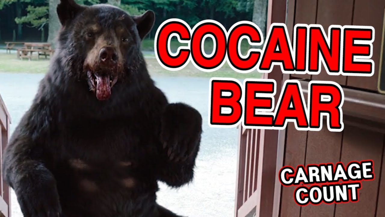 Cocaine Bear (2023) Carnage Count - YouTube