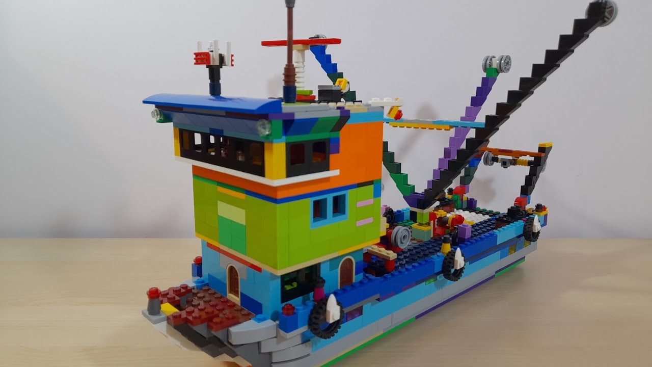 Lego Fishing Boat - YouTube