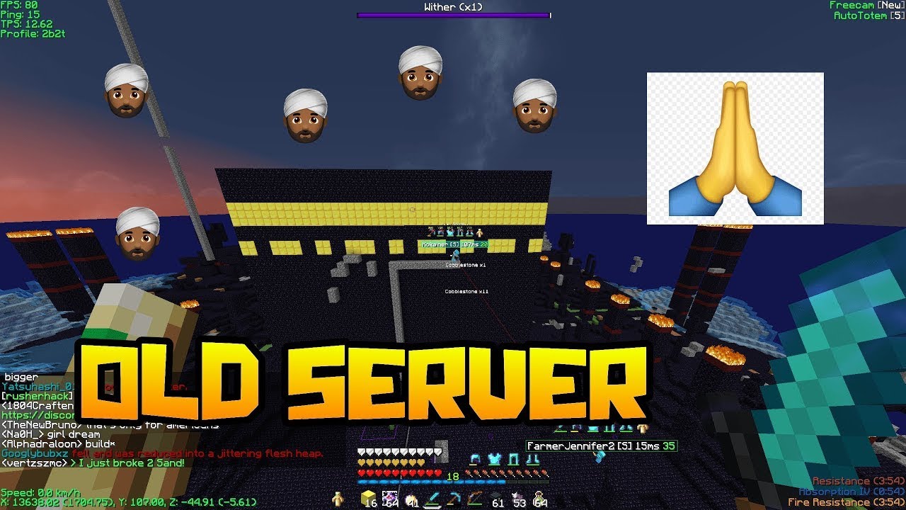 The battle for the valley of wheat (2b2t.org) - YouTube