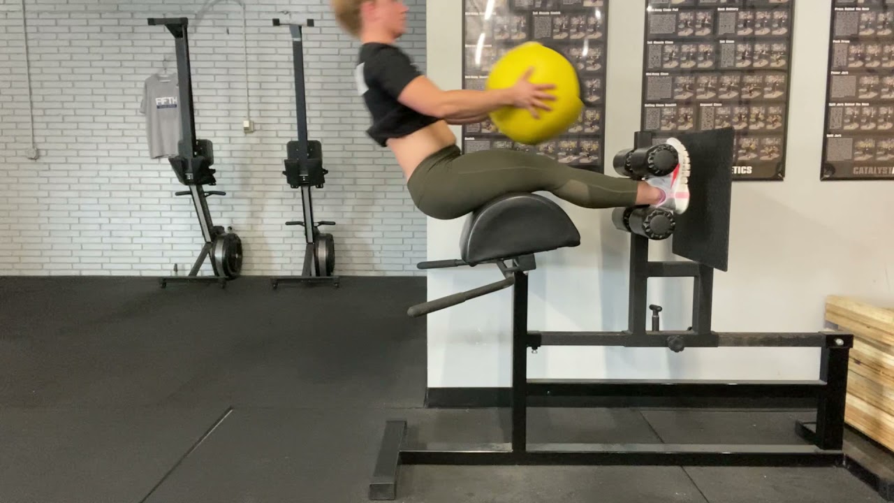 Med Ball GHD Sit UP - YouTube