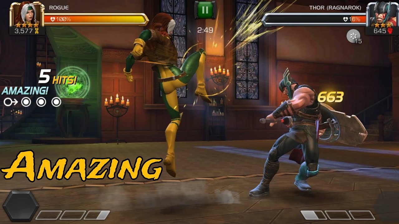 Rogue VS Thor Avengers Amazing Fight🔥 Rohin, Stryfe, Hawkeye Marvel ...