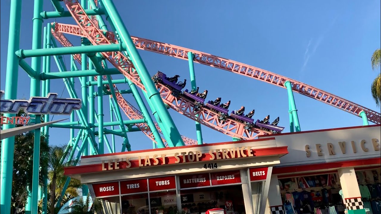 Xcelerator The Ride Roller Coaster Attraction Off Ride POV Knott’s ...