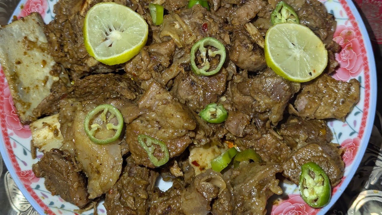 Tawa Fry Gosht | Recipe | By COOKING WITH ASMA. - YouTube