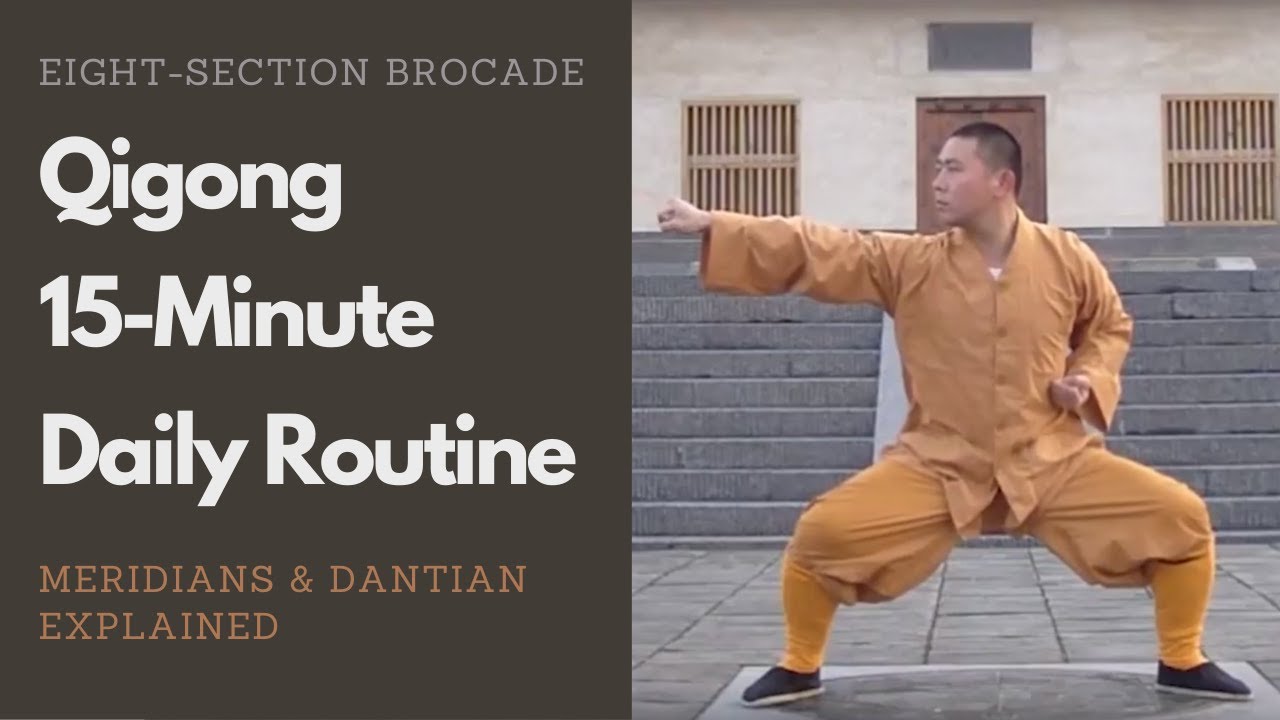 八段锦 Baduanjin Qigong 8 Section Brocade - 15 Min Daily Rountine ...