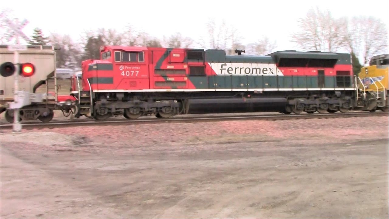 Ferromex with TV's M*A*S*H unit number at LaMoille, Iowa - YouTube