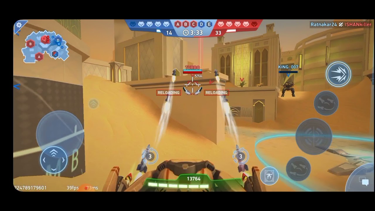 How to play mech arena with rocket launcher#Tips#Tricks of rocket ...