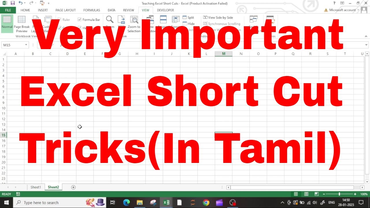 Excel Short Cuts Important Excel Short Cuts In Tamil Learn Excel In excel-short-cuts-important-excel-short-cuts-in-tamil-learn-excel-in