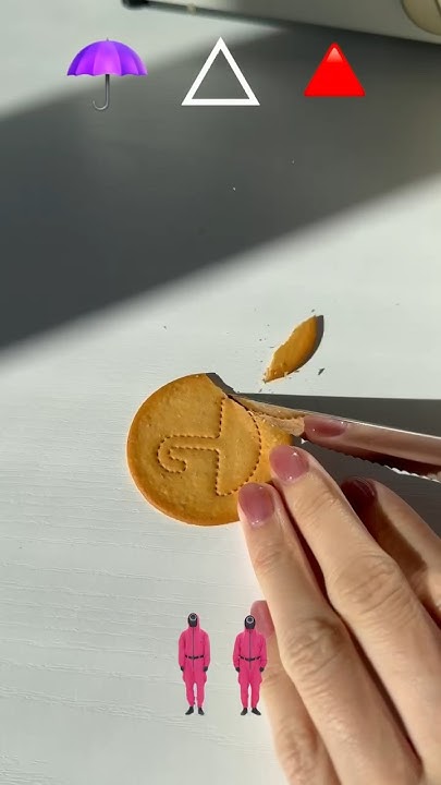 【イカゲーム2】バズったダルゴナキャンディを作る Dalgona candy challenge #ショート #shorts #dalgona #カルメ焼き #squidgamecandy#h ...